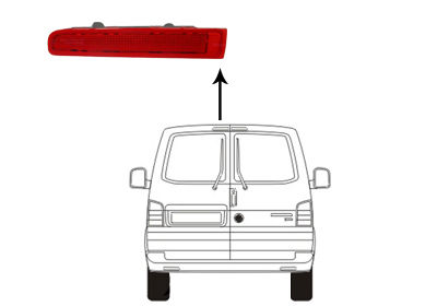 Feu de stop pour VOLKSWAGEN TRANSPORTER (T6) A PARTIR DE 01/2015